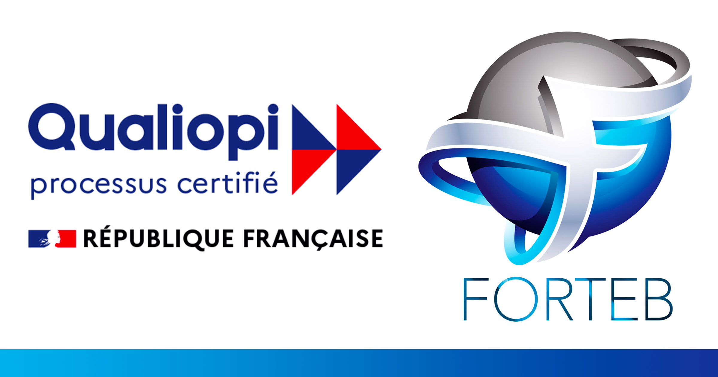 Obtention de la certification QUALIOPI - FORTEB